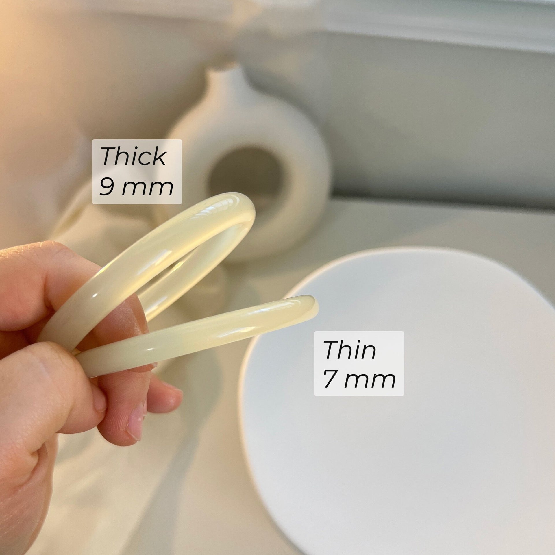 white jadeite bangle